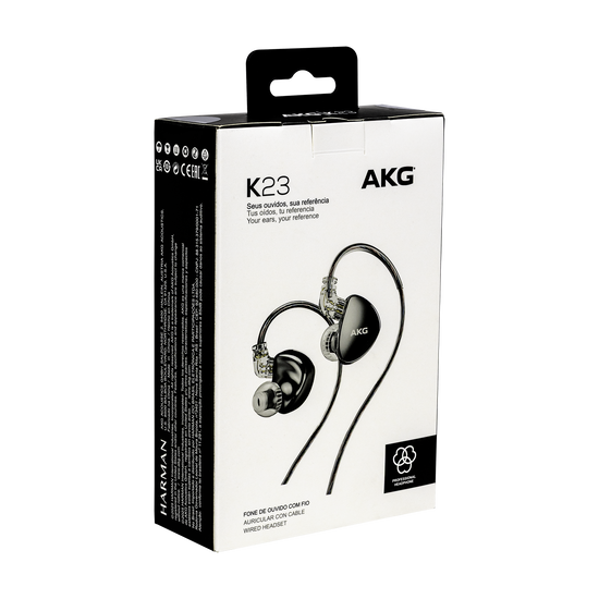 K23 | Fone professional de monitoração de palco in-ear AKG K23